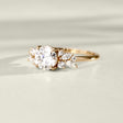 Round Anna's Dream Engagement Ring, Round Brilliant Cut Moissanite/Lab ...